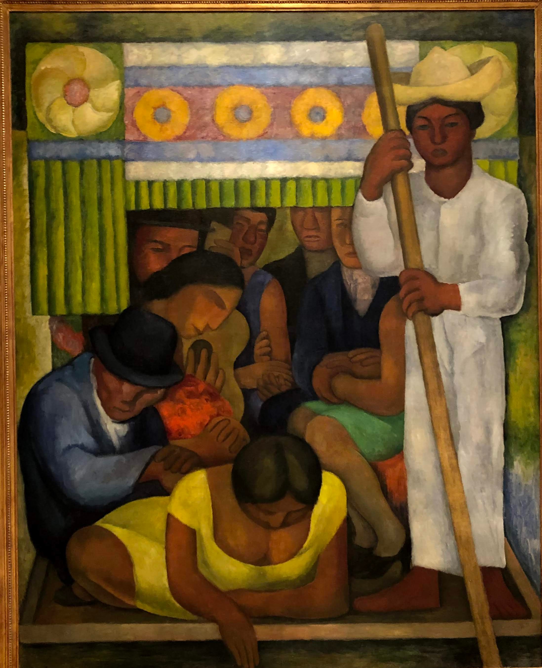 Painting on the walls, with social commentary | off the leash